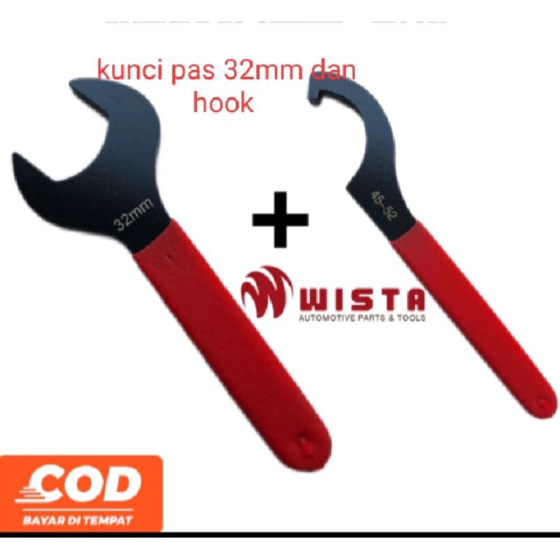 Jual paket kunci pas32 mm dan hook(bangkolan) | Shopee Indonesia