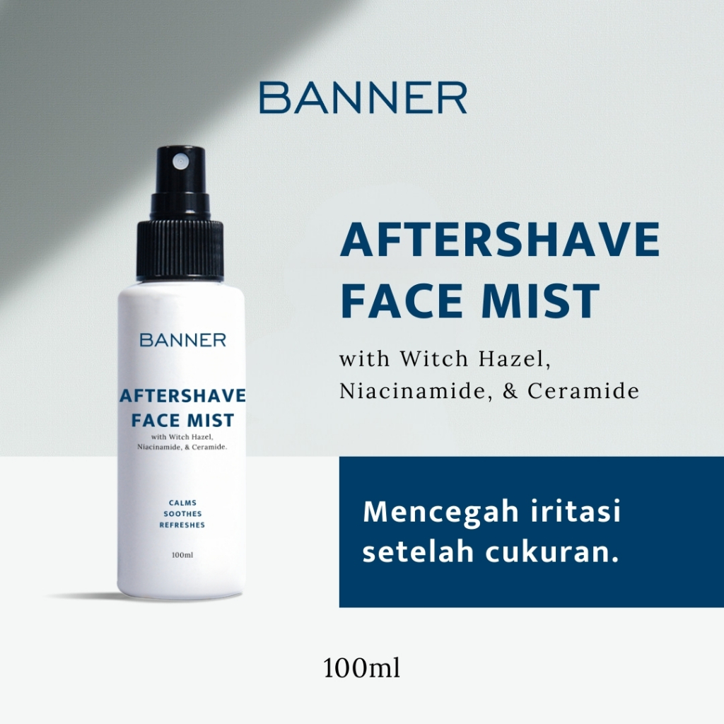Jual Banner Aftershave Face Mist (Post Shave - Anti Iritasi Setelah ...