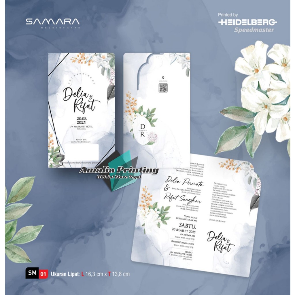 Jual Undangan Pernikahan Simple, Elegan, Murah, Unik, Aesthetic, Rustic ...