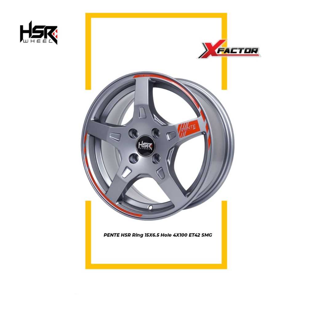 Jual VELG MOBIL HSR R15 PENTE R15X6,5 H4X100 ET42 SMG | Shopee Indonesia