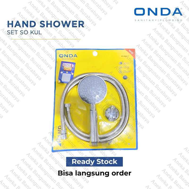 Jual Hand Shower ONDA SET SO KUL 1/2” kepala shower mandi | Shopee ...