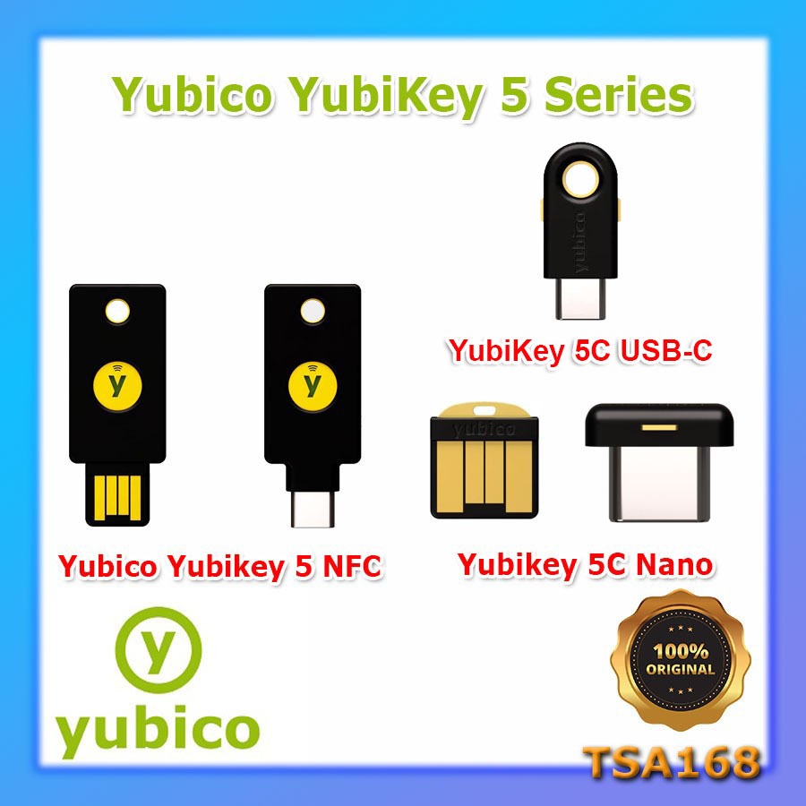 Jual Yubico YubiKey 5 5C NFC Nano USB-A USB-C Security Password USB | Shopee Indonesia