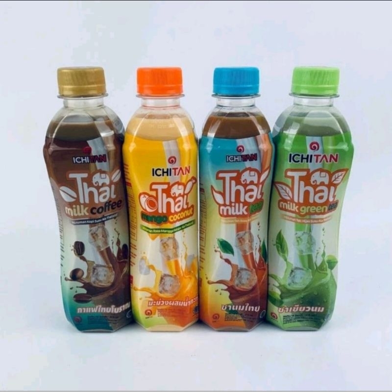 Jual ICHITAN THAI MILK TEA, GREEN TEA, BROWN SUGAR 300 ml | Shopee Indonesia