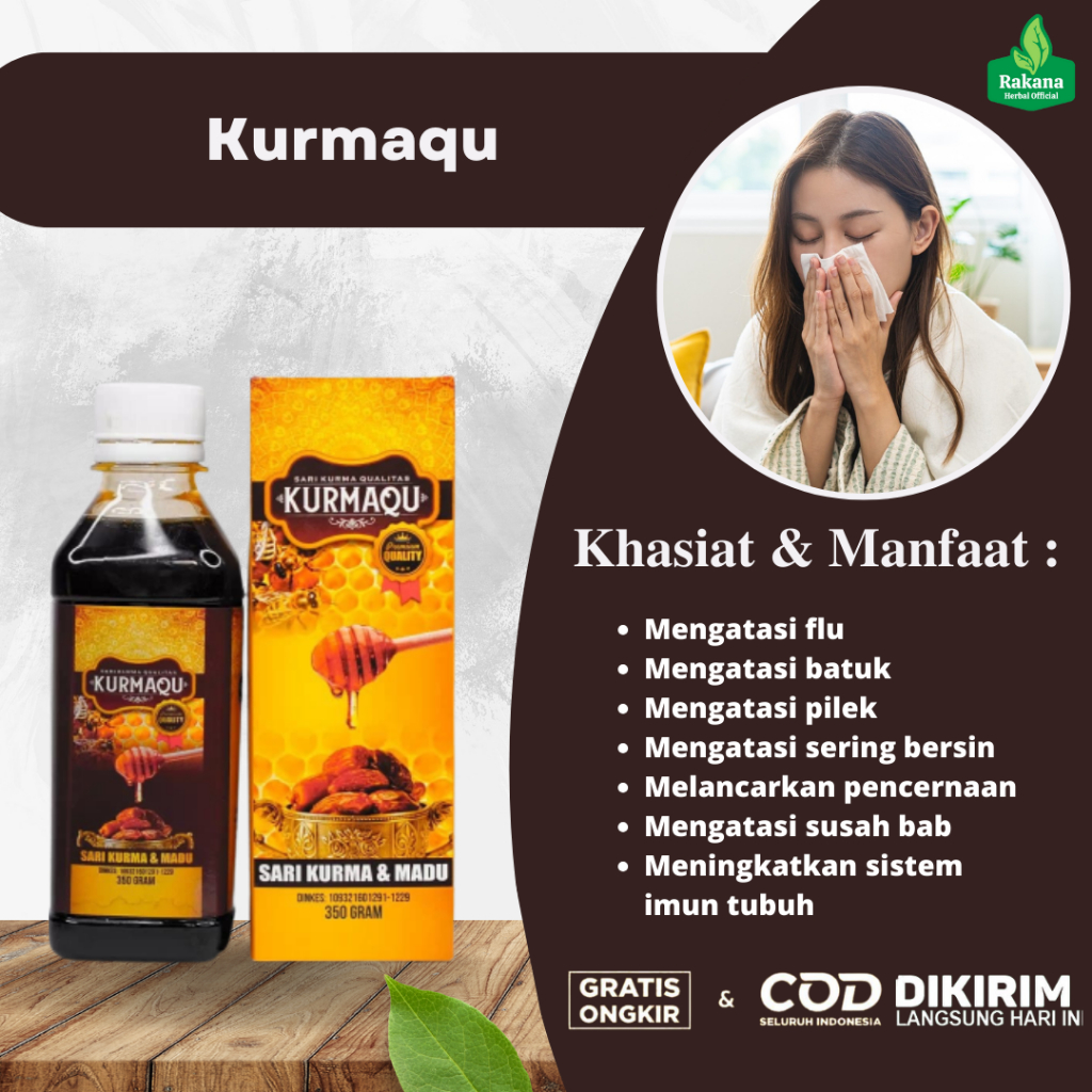 Jual Kurmaqu Madu Herbal Cegah Flu Demam Batuk Tingkatkan Daya Tahan ...