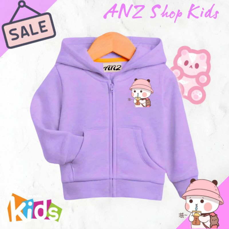 Jual Sweater Resleting Anak Panda Gemoy Usia 1 2 3 4 5 6 7 8 9 10 11 12 ...