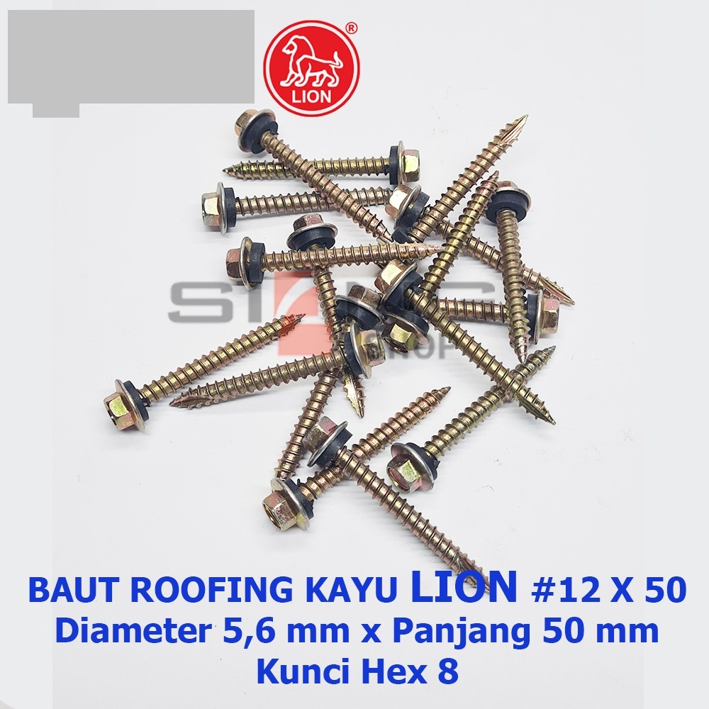 Jual Baut Roofing Kayu Baja Ringan Taso Panjang 40 - 70 mm | Shopee ...