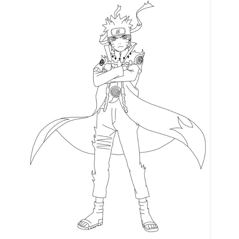 Jual Kertas Gambar Mewarnai A4 [ Naruto ] | Shopee Indonesia