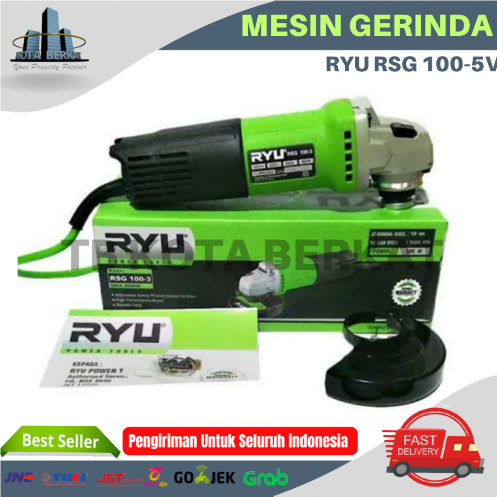 Jual MESIN GERINDA VARIABLE SPEED RYU RSG100-5V | Shopee Indonesia