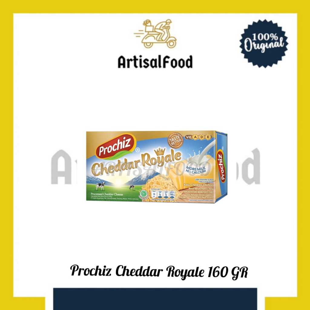 Jual PROCHIZ CHEDDAR ROYALE 160GR | Shopee Indonesia