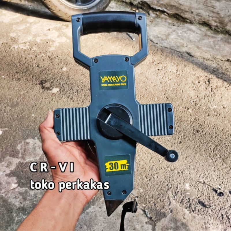 Jual Meteran Roll 30 Meter Yamayo Steel Measuring Tape Roll Stainles ...