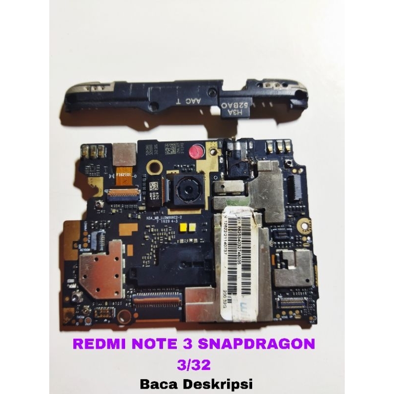 Jual mesin redmi note 3 snapdragon aka kenzo 3/16 normal | Shopee Indonesia