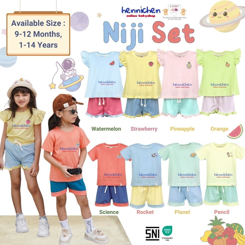 Jual LIBBY BABY NIJI SET BOY AND GIRL SETELAN ANAK PEREMPUAN DAN LAKI ...