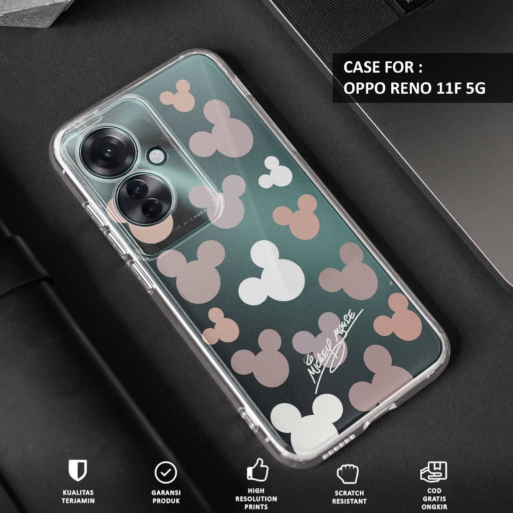 Jual CASE OPPO RENO11 F 5G - Motif CARTOON CUTE - Clear Case Softcase ...