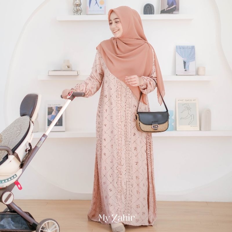 Jual My Zahir Aliyah Dress Bumil Busui Friendly Bahan Rayon Viscose Size M-XXL | Shopee Indonesia