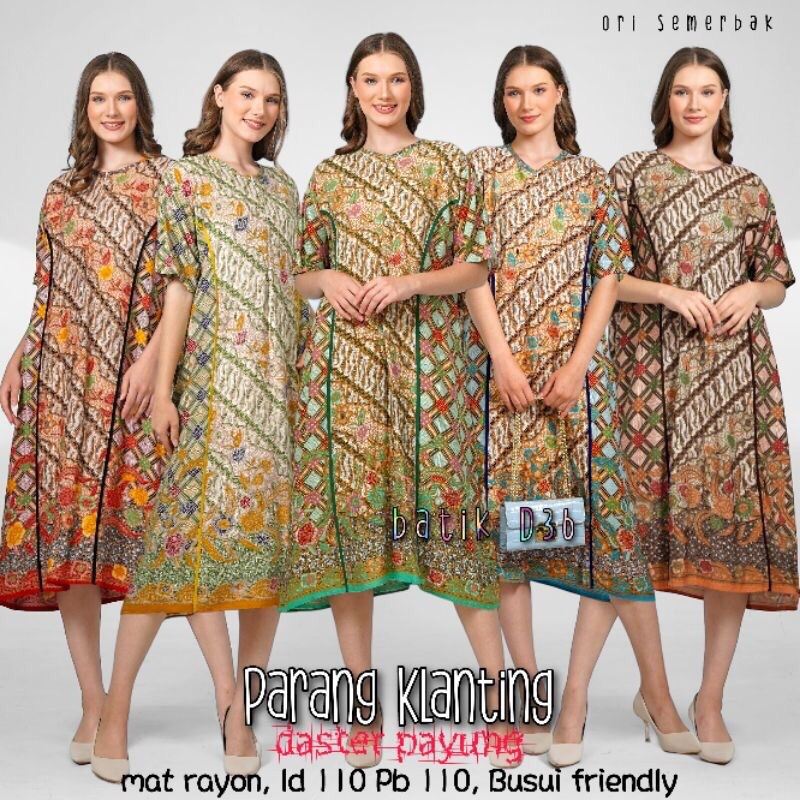 Jual SEMERBAK BATIK ORI DASTER PAYUNG PREMIUM PARANG KLANTING BUSUI ...