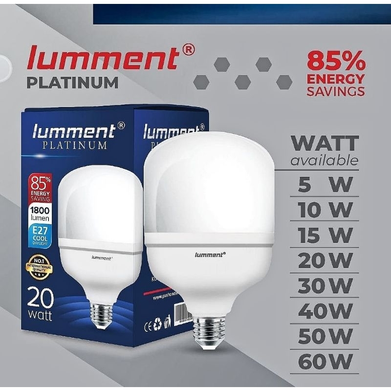 Jual LAMPU LED 5W 10W 15W 20W 30W 40W 50W 60 WATT BOHLAM BULB KAPSUL ...