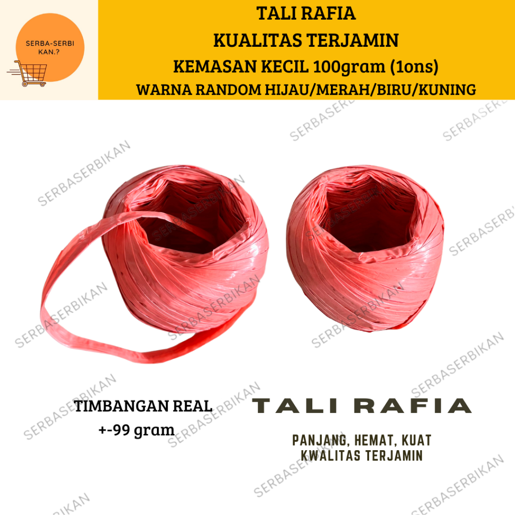 Jual TALI RAFIA PLASTIK KECIL MINI | Shopee Indonesia