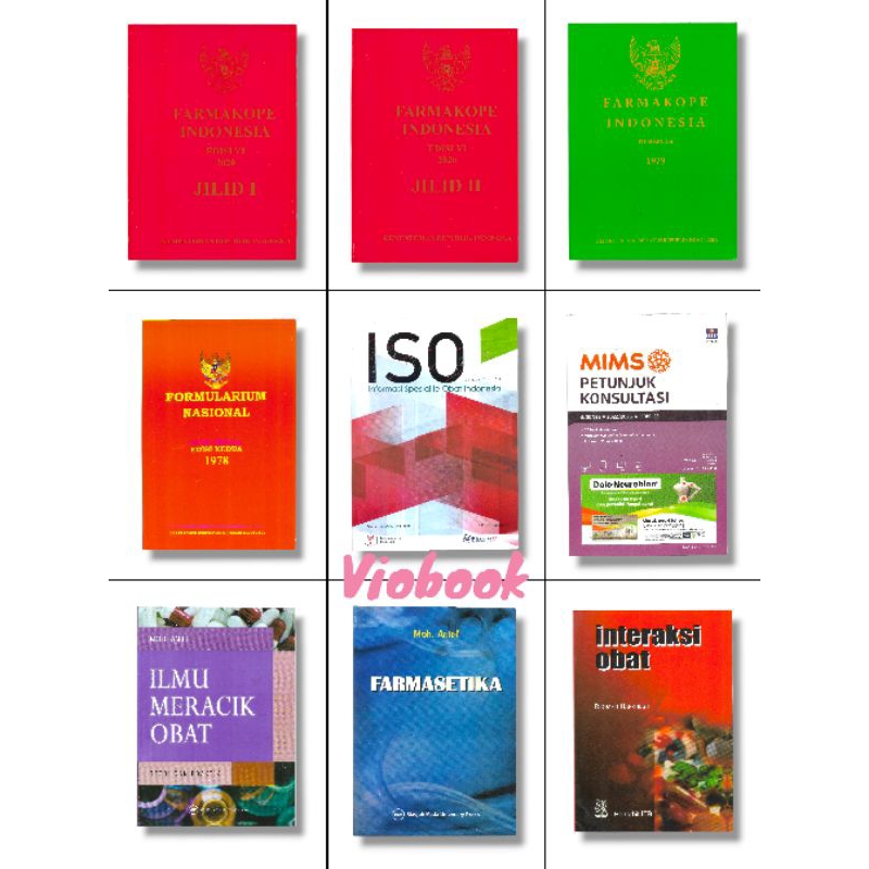 Jual Buku Seri Farmasi Farmakope 3.6 Fornas, ISO Obat, MIMS Obat, Ilmu ...