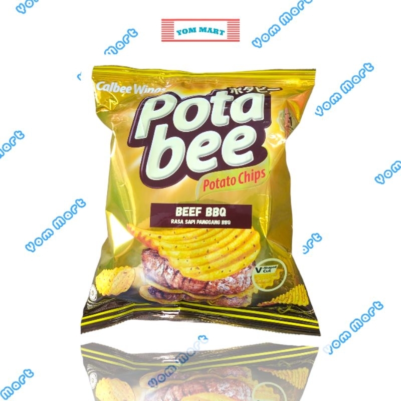 Jual POTABEE POTATO CHIPS BEEF BBQ 68G | KERIPIK KENTANG RASA SAPI ...