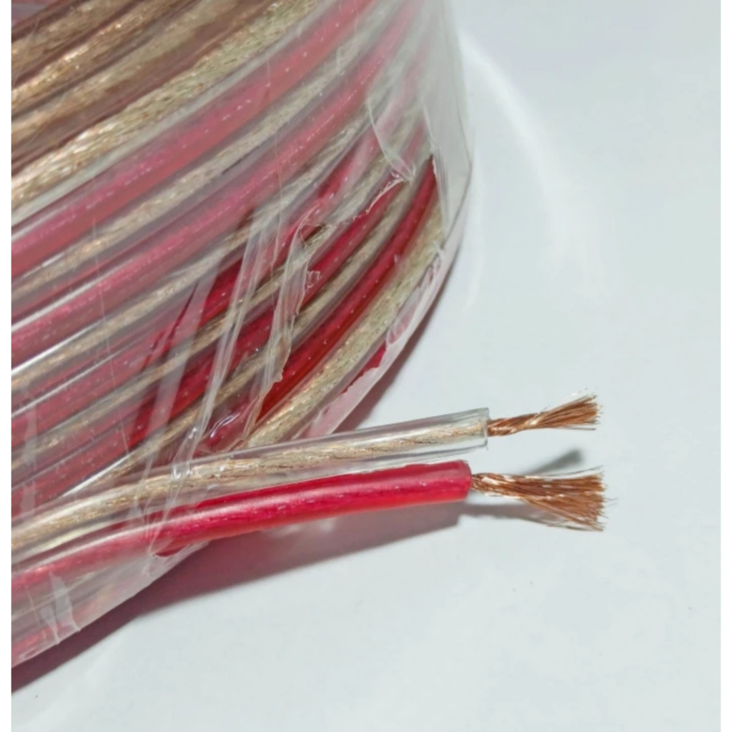 Jual Eceran per Meter Kabel Transparan Kabel Listrik Kabel Monster Kabel Audio 2 X 50 Serabut ...