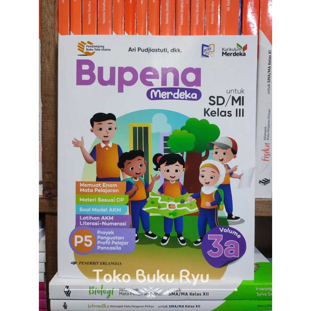 Jual Buku Bupena Merdeka Volume 3A Kelas 3 SD Kurikulum Merdeka ...