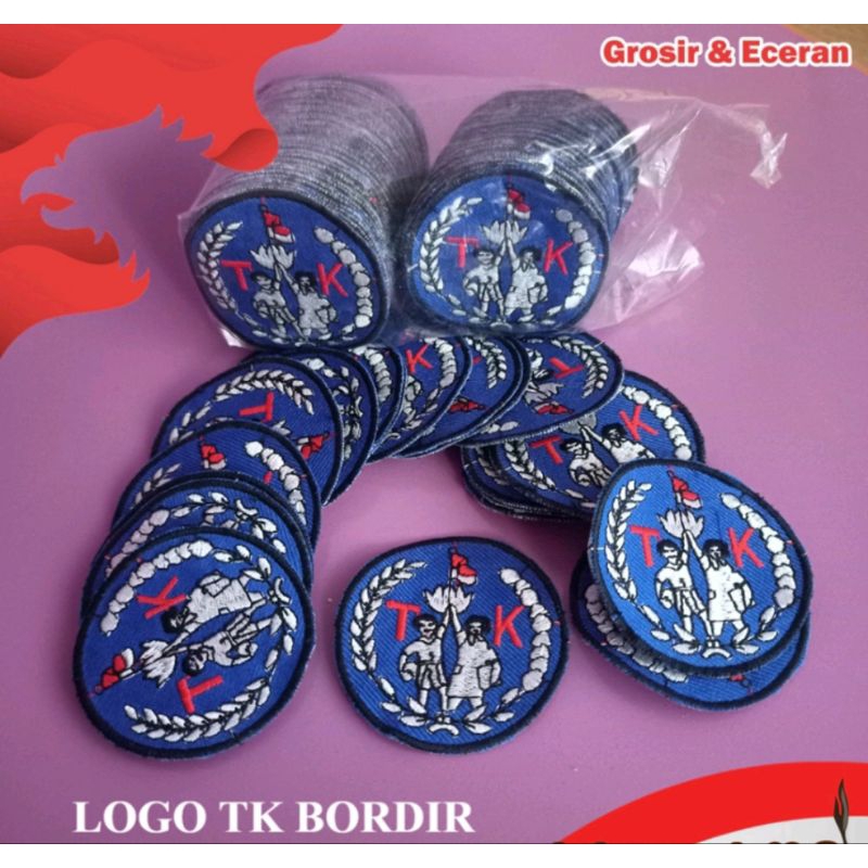 Jual Badge Logo TK Bet TK Bordir Satuan | Shopee Indonesia