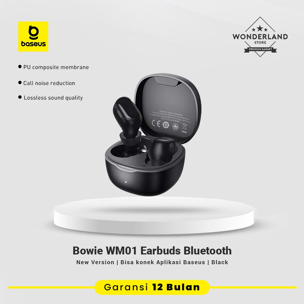Jual Baseus Encok WM01 Bowie WM01 New Version Bluetooth5.3 Earphone ...
