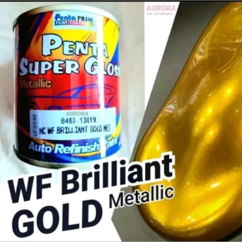 Jual Cat Penta Super Gloss WF Brilian Gold Met 8463-13019 Kuning Emas ...