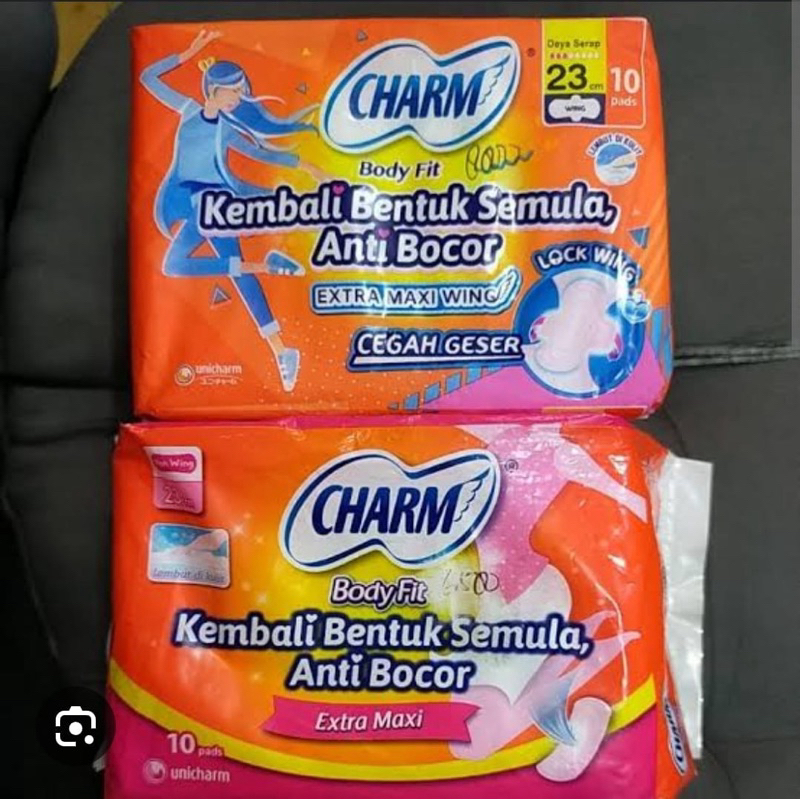 Jual Charm pembalut isi 10 wings dan non wings | Shopee Indonesia