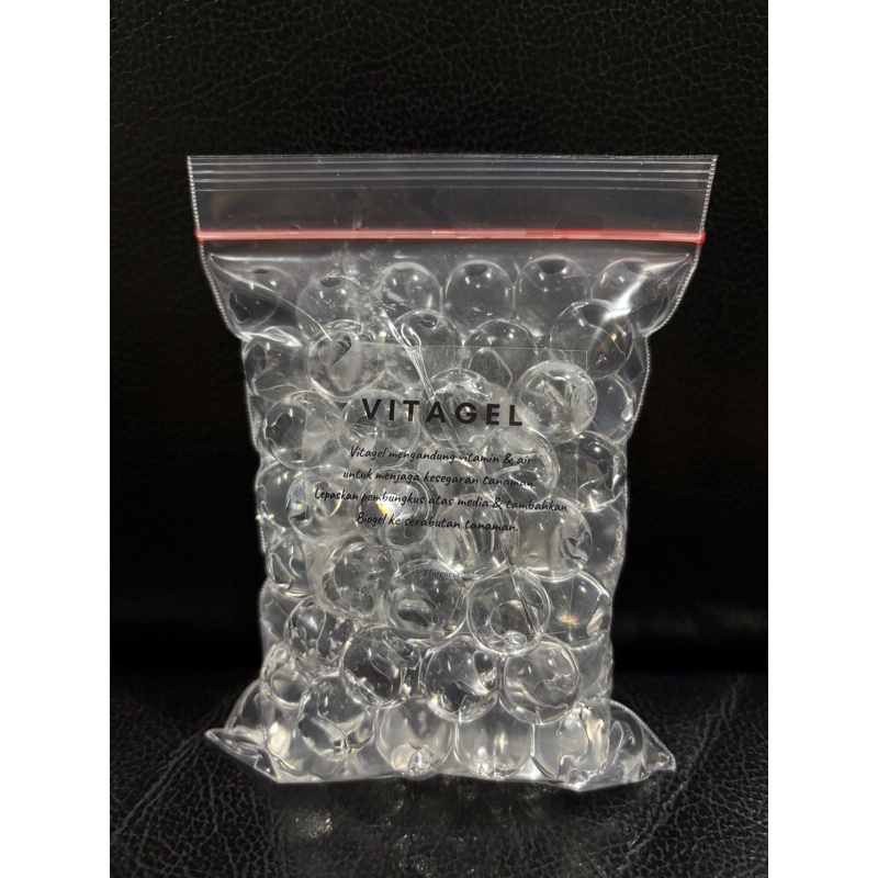 Jual Vitagel | Hydrogel | Media Tanam | Water Beads Clear Transparent 200g siap pakai sudah ...