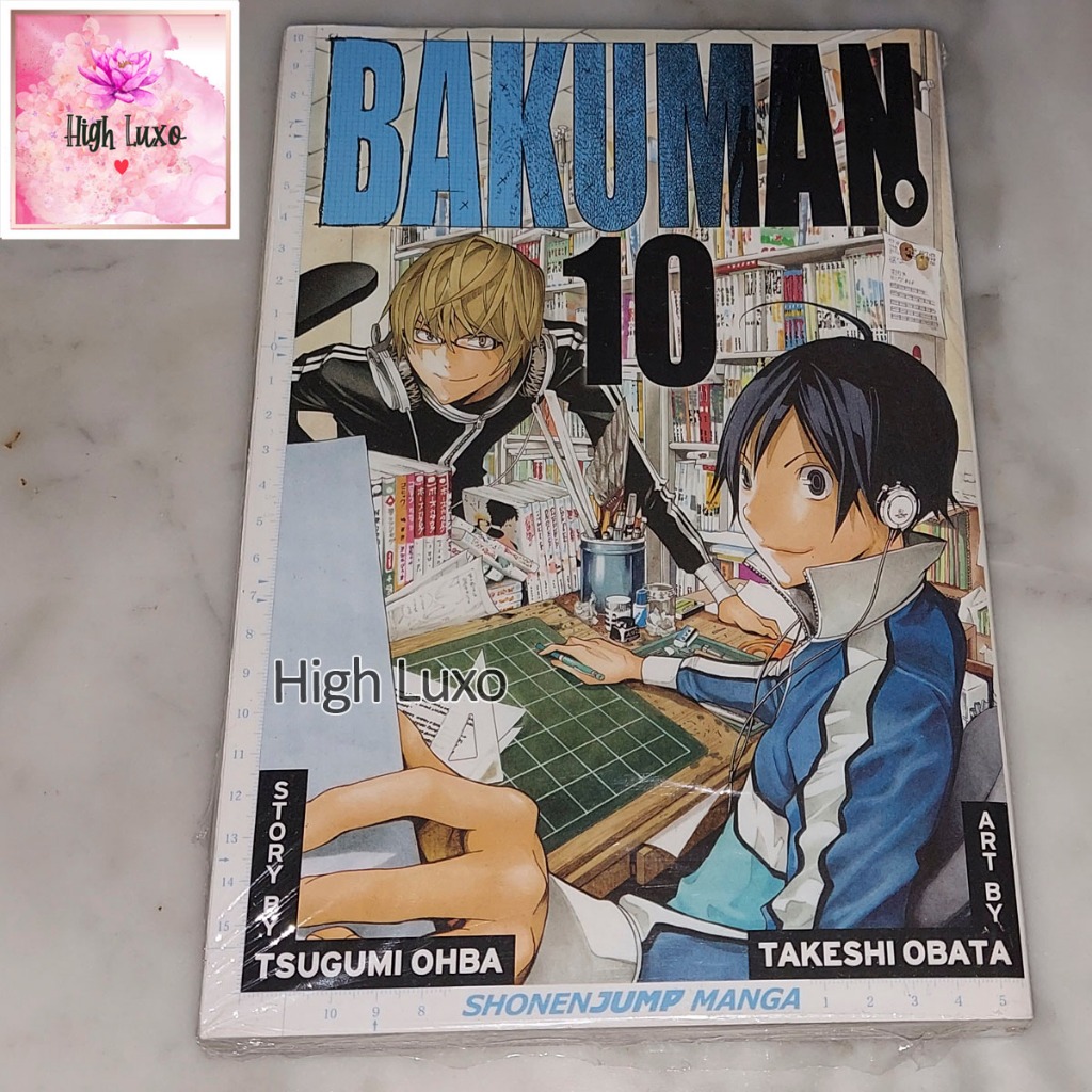Jual Buku Komik BAKUMAN Vol 10 Comic English Book Impor Import Manga Seri English Bahasa Inggris ...