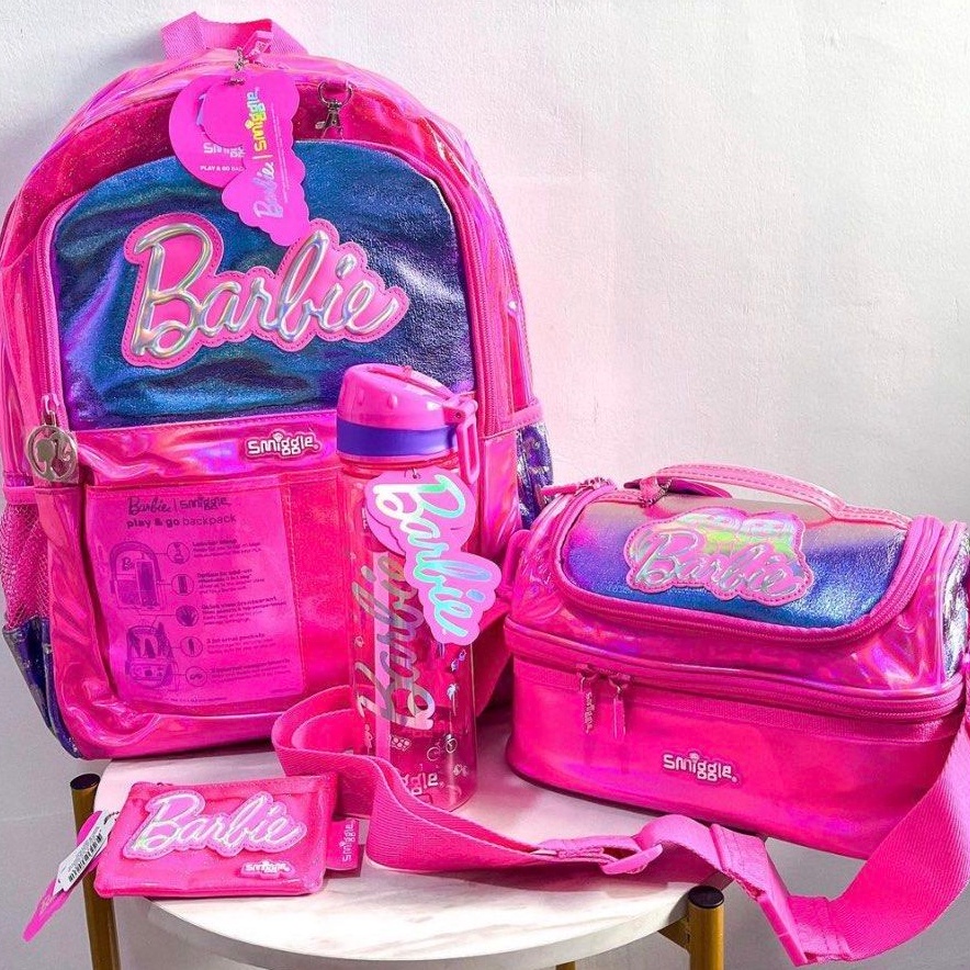 Jual Spesial Terbaru Smiggle Barbie Backpack Lunchbag Pencil Case ...