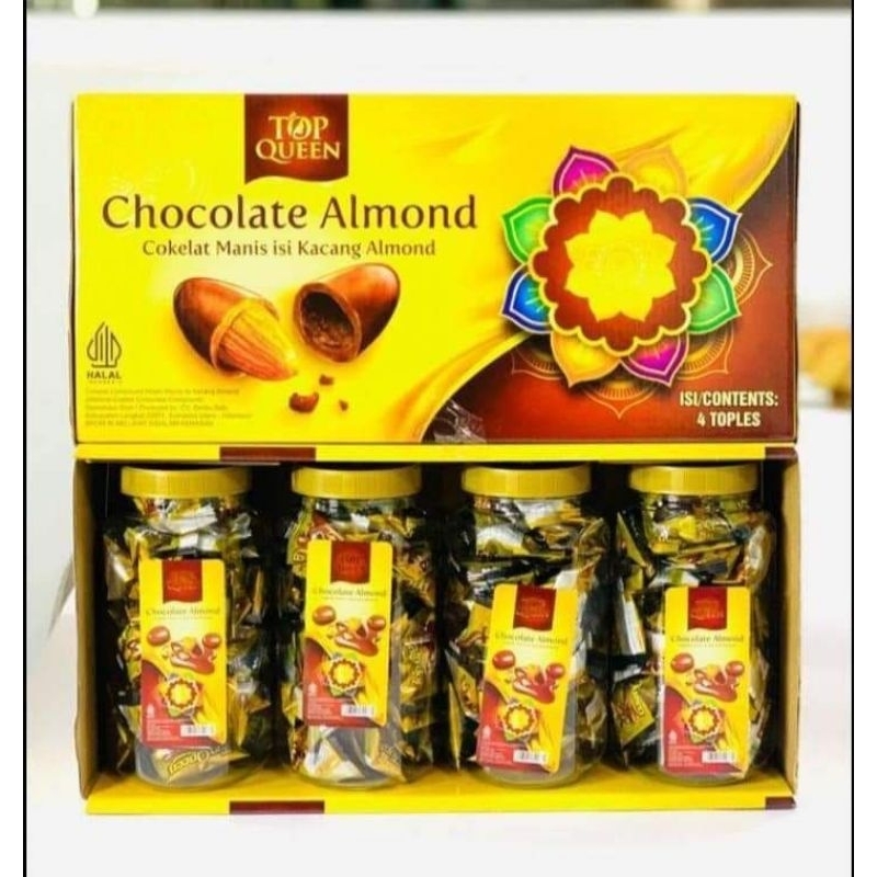 Jual PARSEL RAMADHAN PAKET COKLAT ALMOND TOP QUEEN | Snack Viral Aceh ...