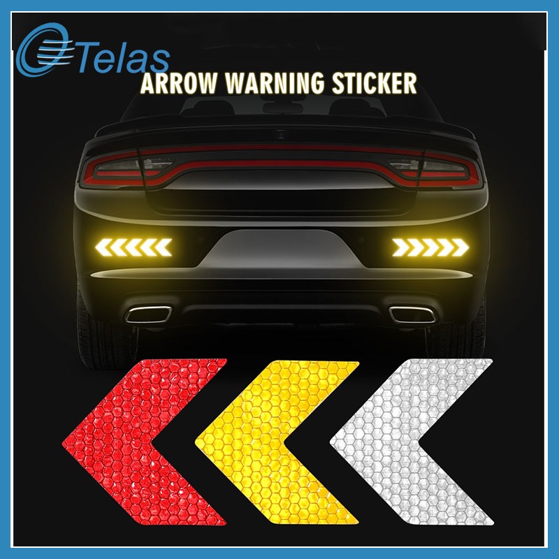 Jual Stiker Reflektor Mobil 10 Pcs Bumper Belakang Mobil Stiker ...