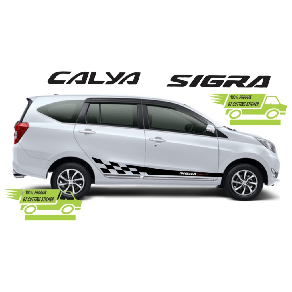 Jual Sticker mobil toyota calya daihatsu sigra sticker mobil toyota ...