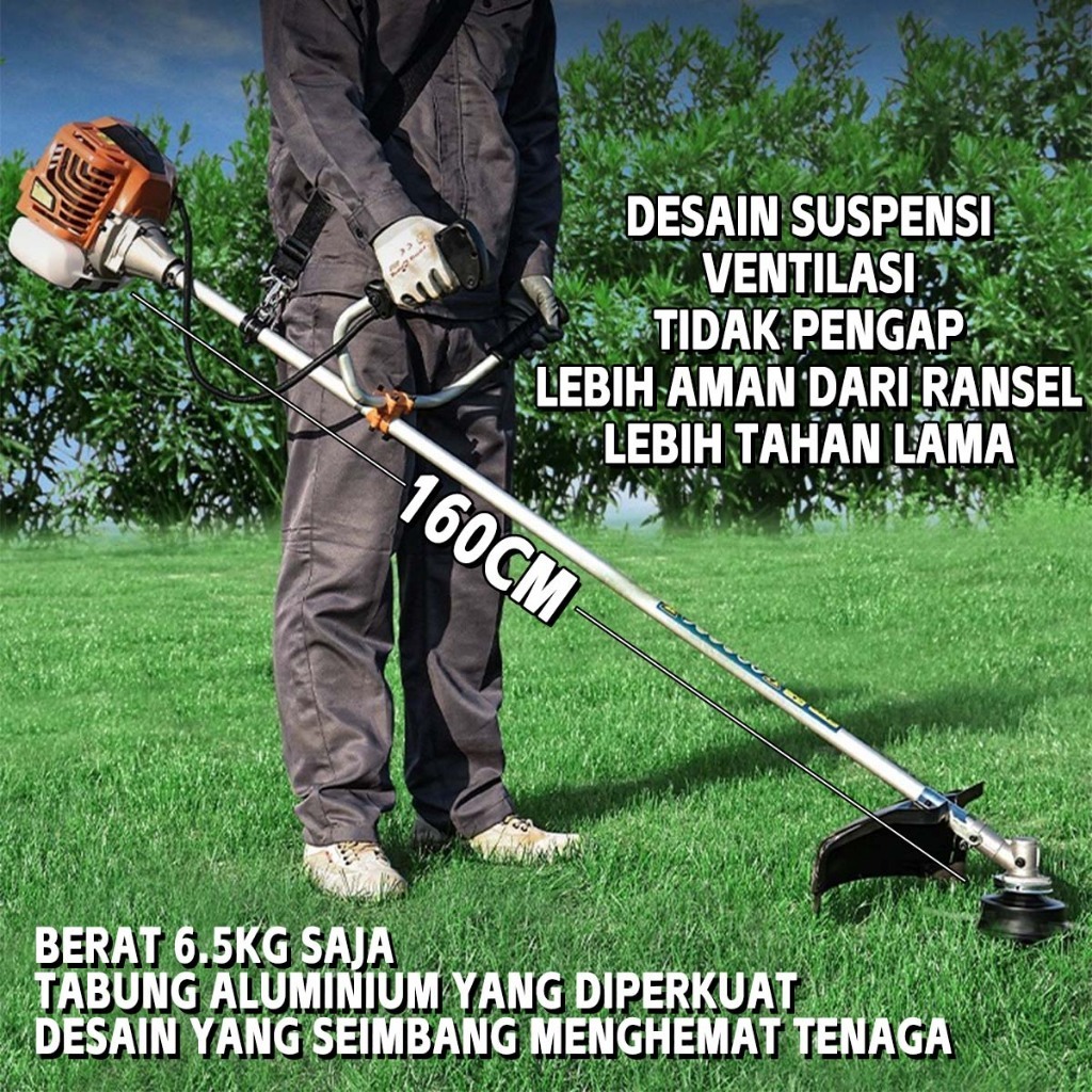 Jual Reaim Mesin Potong Rumput gendong 4 Tak 10000R/MIN 2 Tak brush cutter 4 STROKE KUALITAS ...
