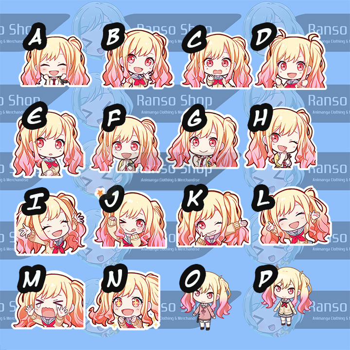 Jual Stiker Project Sekai Saki Chibi | Sticker Vinyl Tenma Saki Chibi ...