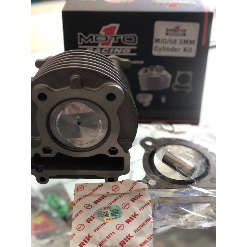 Jual Block seher Mio 54,5mm,58,5mm moto1 racing cylinder kit blok Mio | Shopee Indonesia