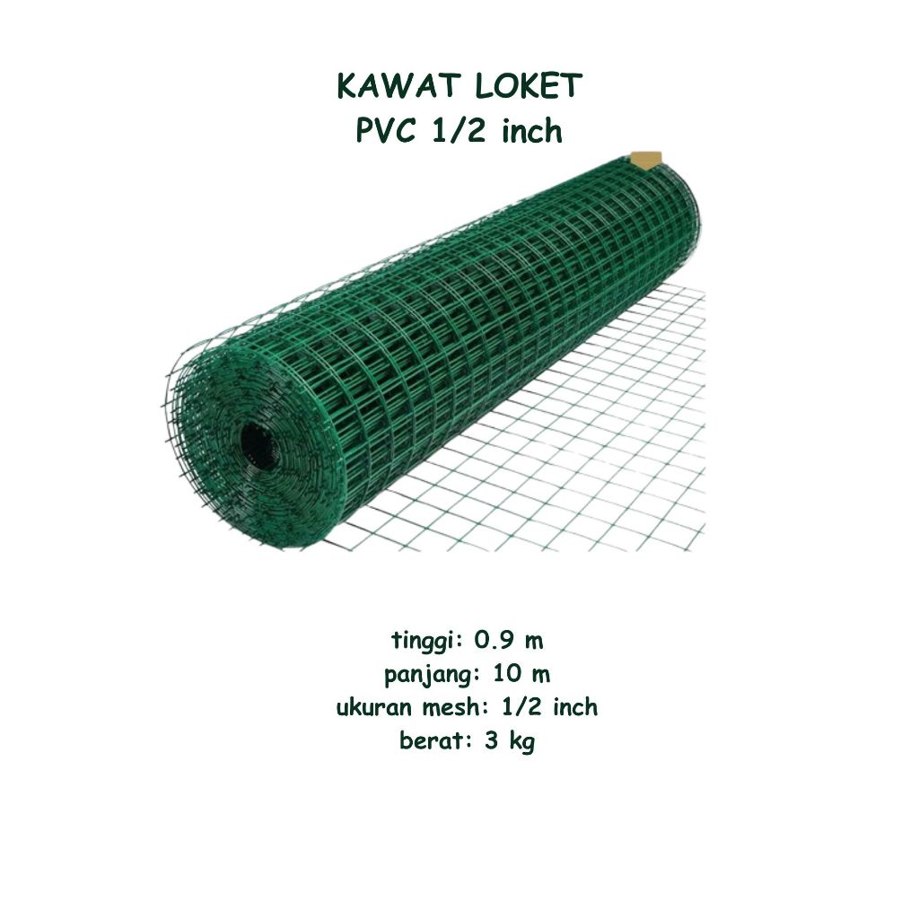 Jual KAWAT LOKET PVC 1/2 INCH | Shopee Indonesia