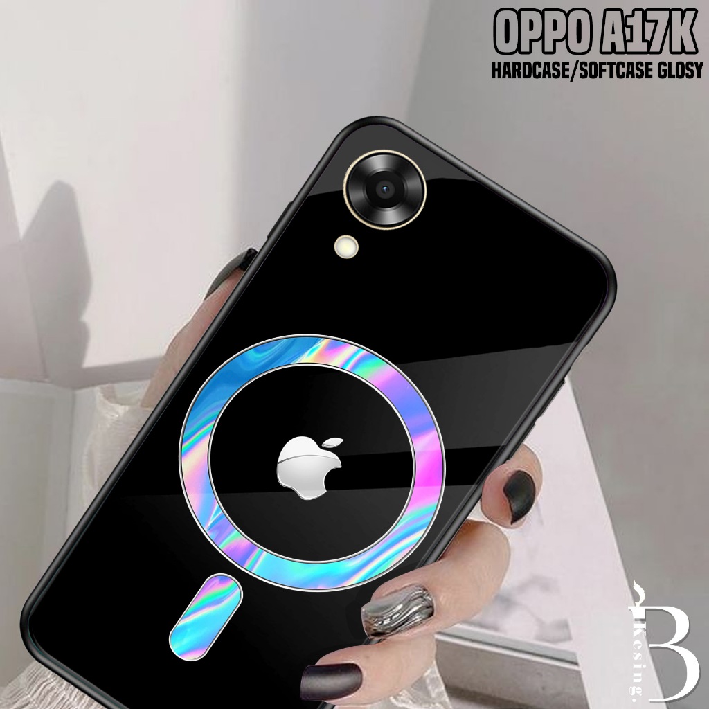 Jual Case Oppo A17K - Casing Hp Oppo A17K Motif Logo Magsafe - Silikon ...