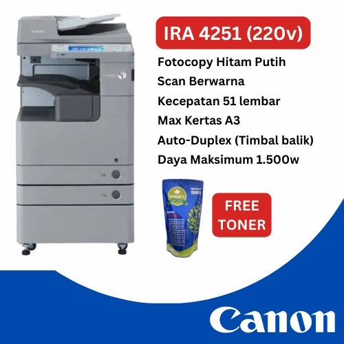 Jual MESIN FOTOCOPY CANON IRA 4251 (220V) | Shopee Indonesia