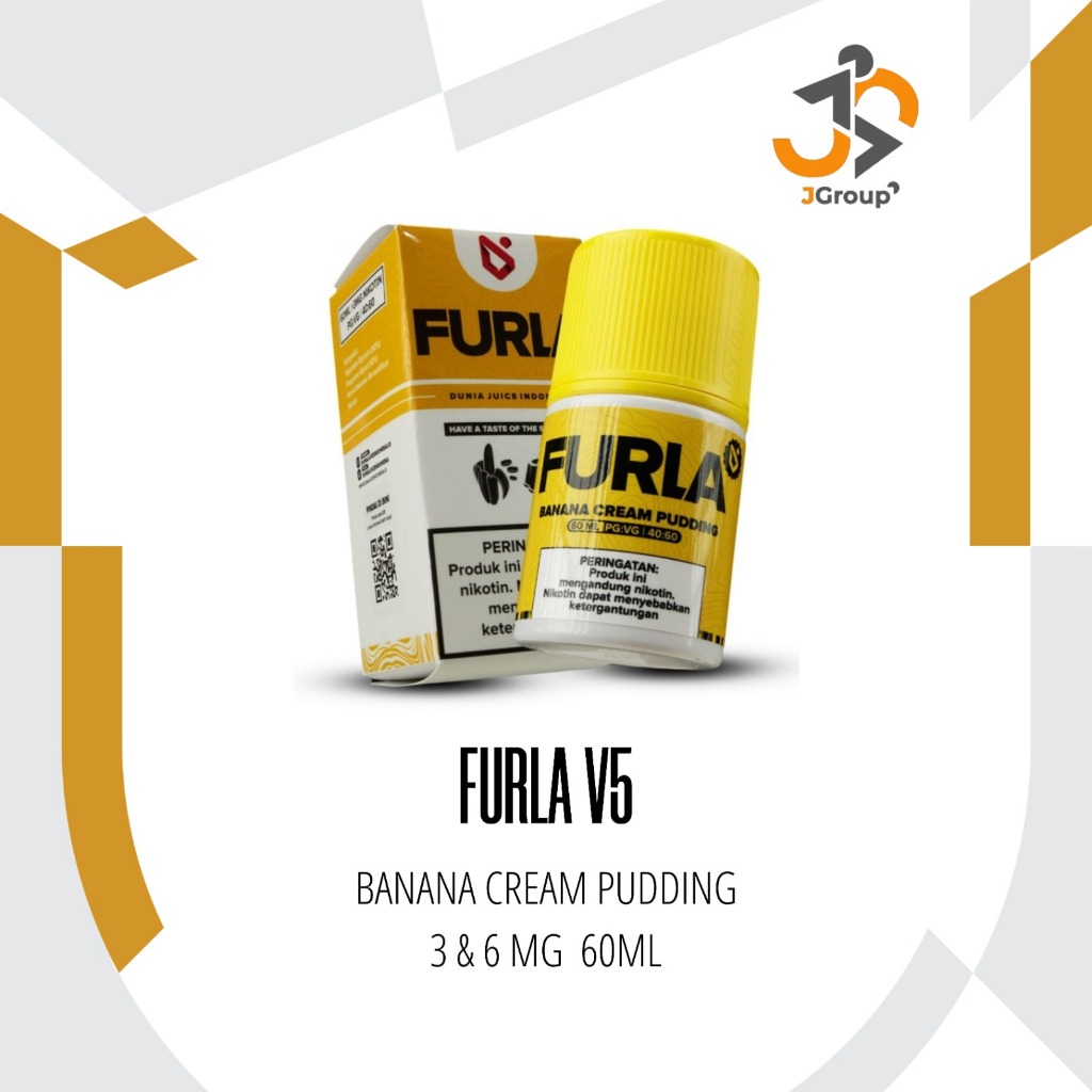 Jual FURLA BANANA CREAM PUDDING FREEBASE 60ML BY DJI E-LIQUID | Shopee ...