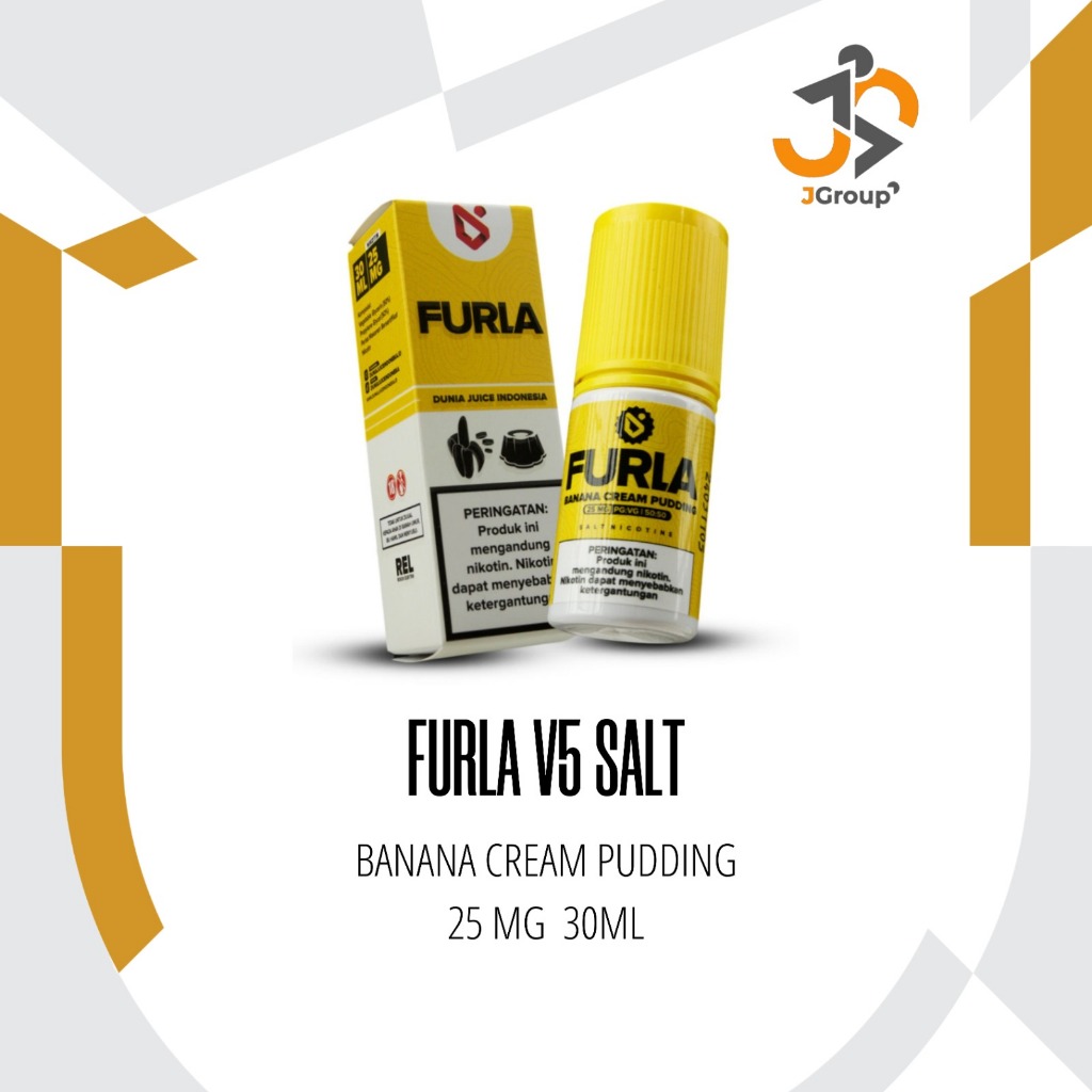 Jual FURLA BANANA CREAM PUDDING SALT NIC 30ML 25MG BY DJI E-LIQUID ...