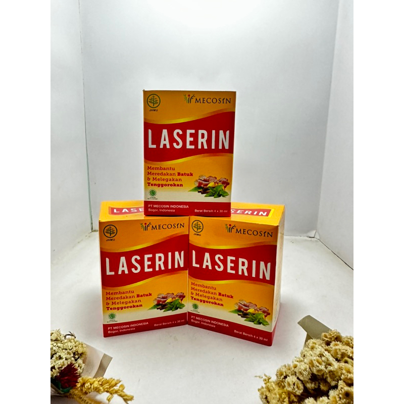 Jual Laserin 30 ml laserin Obat Batuk Herbal 1 kotak 4 pcs | Shopee ...