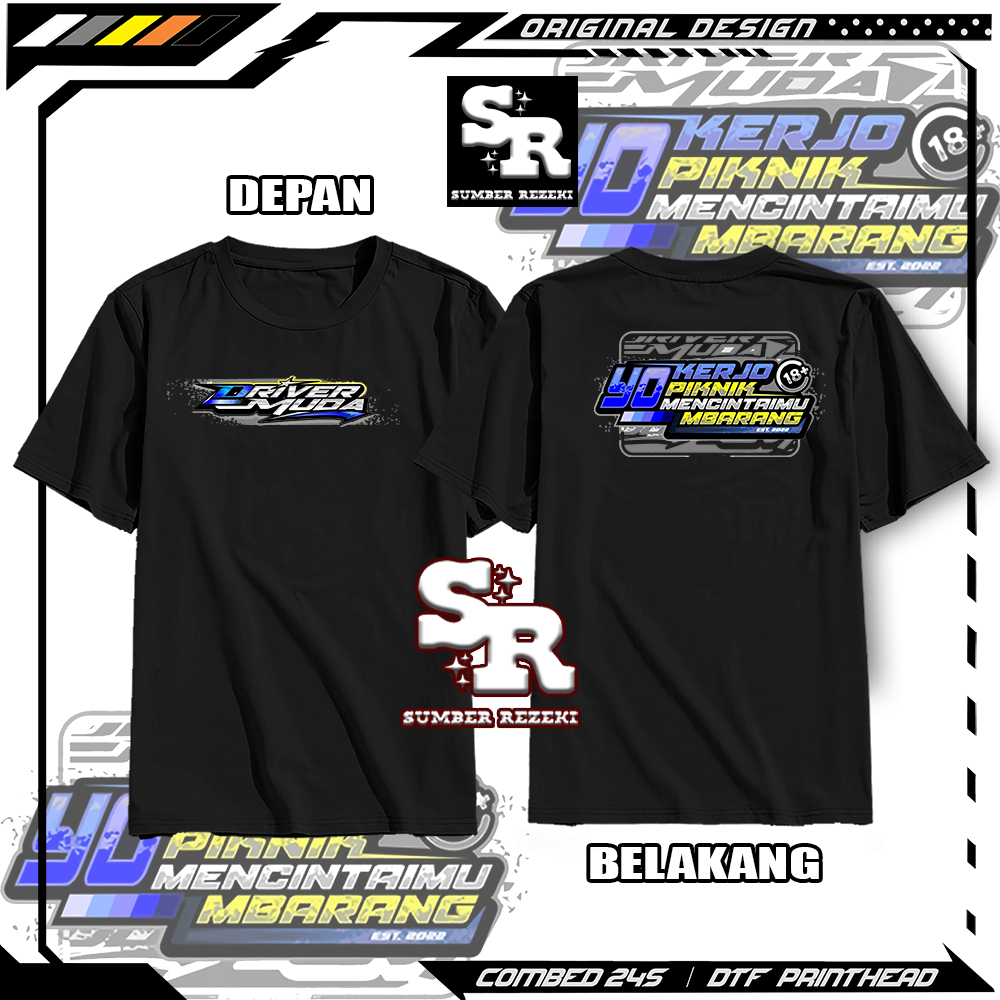Jual Kaos Distro Baju DRIVER MUDA - Kaos Driver Muda - Kaos Racing ...