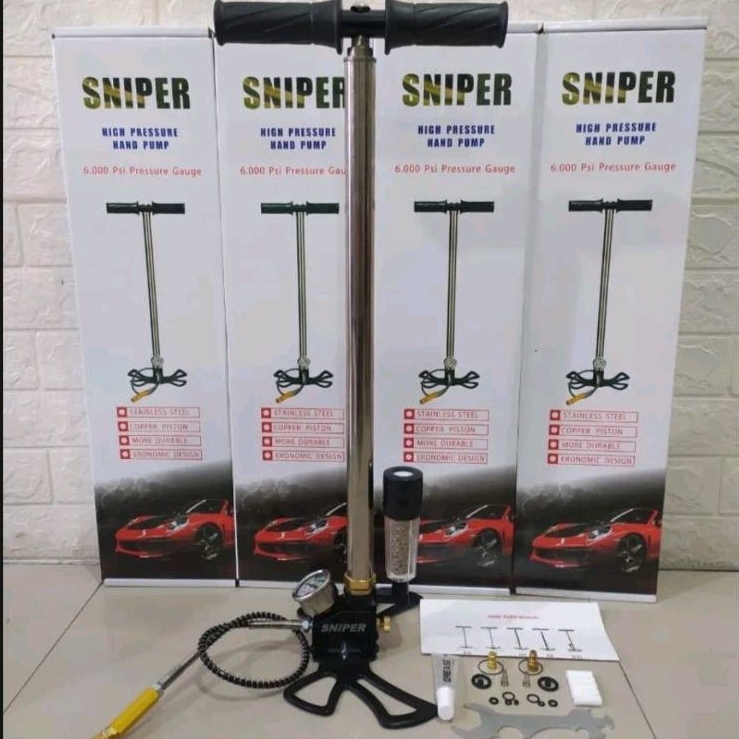 Jual Pompa pcp Besar,Pompa pcp Presure Gauge 6000 psi, Pompa pcp Doble ...