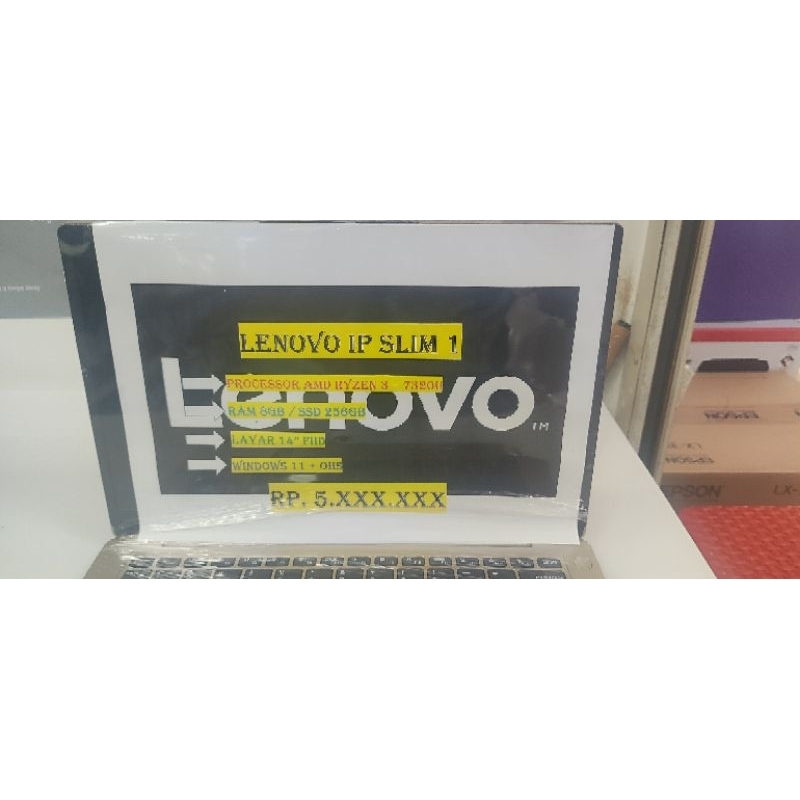 Jual LENOVO IP SLIM 1 RYZEN 3 7320U 8GB LPDDR5 SSD 256GB | Shopee Indonesia