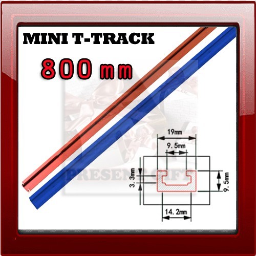 Jual MINI T-TRACK 800mm T-Slot Miter Track | Shopee Indonesia