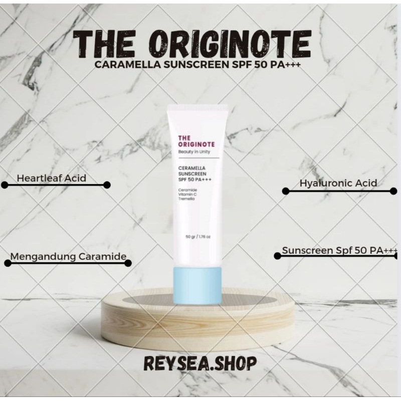 Jual THE ORIGINOTE - CERAMELLA SUNSCREEN SPF 50 PA+++ 50GR | Shopee ...