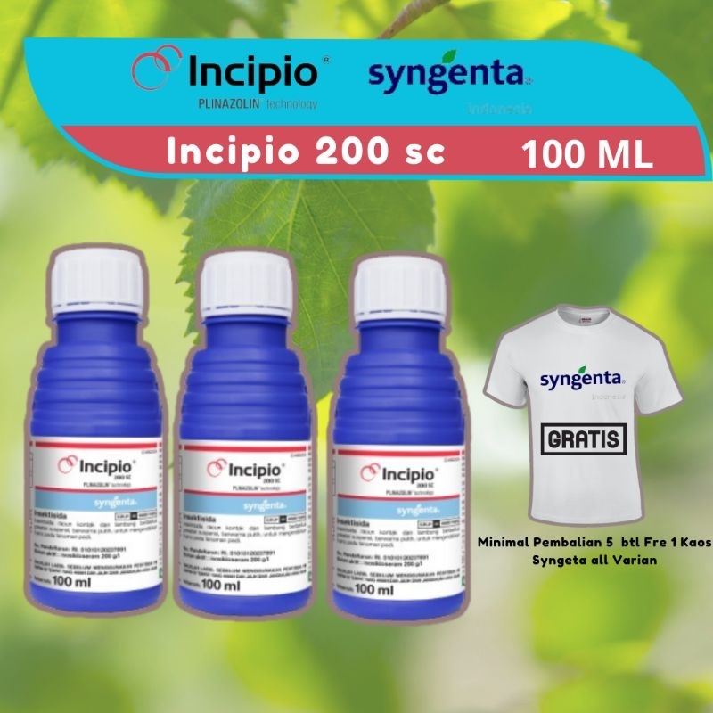 Jual Insektisida Incipio 200sc Syngeta 100 ml Original | Shopee Indonesia